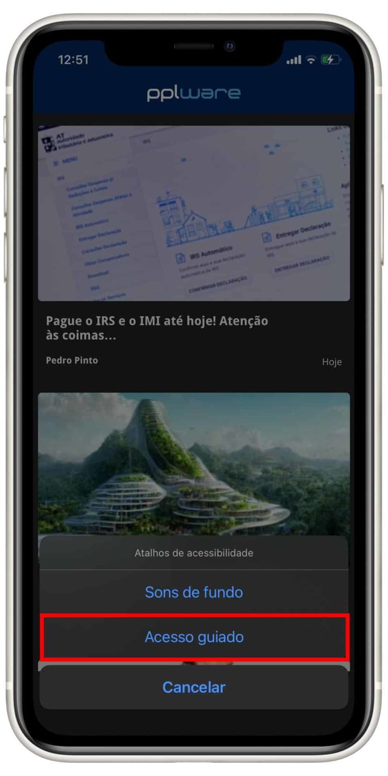 Acesso guiado no iPhone: o que é e como se ativa esta funcionalidade?