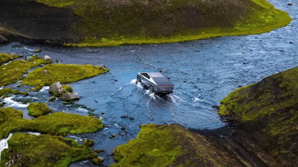 Tesla Cybertruck tem um "modo submarino" que pressuriza a bateria para ...
