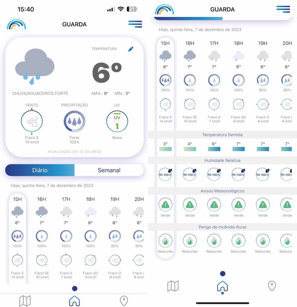 Já viu a nova app de meteorologia do IPMA? Instale já...
