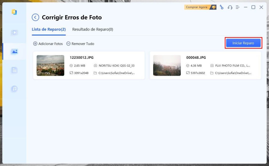 Top 3 métodos para recuperar fotos corrompidas