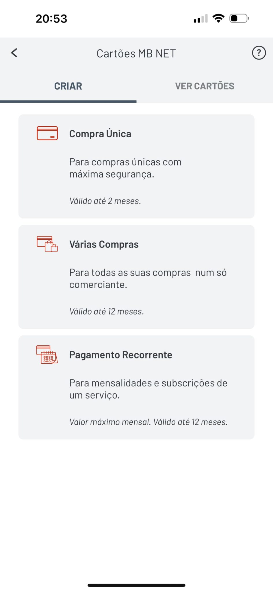Saiba como criar um cartão bancário virtual em 5 segundos
