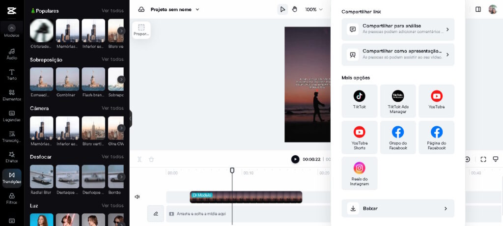 CapCut Online, um Editor de Foto & Vídeo por Byte Dance