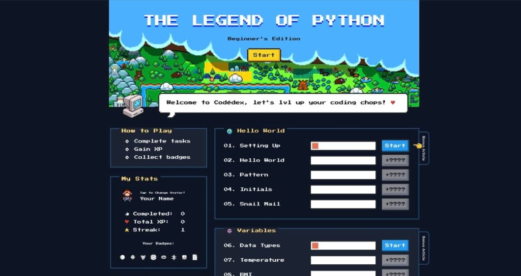 Conheça o Codédex, o jogo que lhe ensina a programar