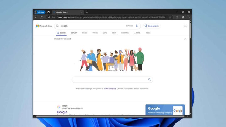 Google ou o Bing? Microsoft tem nova tática para atrair utilizadores
