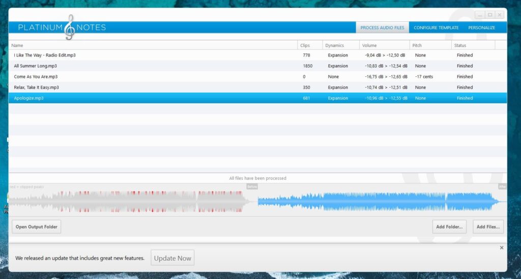Platinum Notes: normaliza e melhora a qualidade das suas músicas de DJ