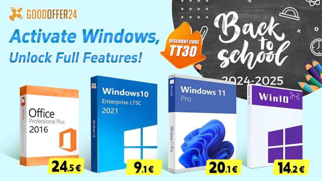 Ativar Windows 11 Pro com chaves digitais GoodOffer24