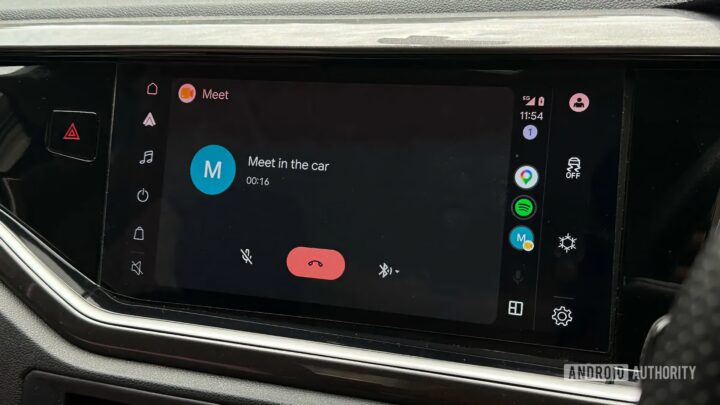 Android Auto tem videochamadas do Google Meet, com limitação